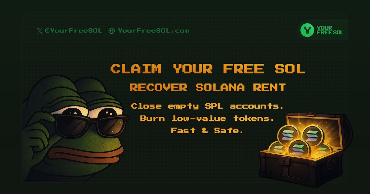 Your Free SOL - Reclaim your SOL from Empty Token Accounts